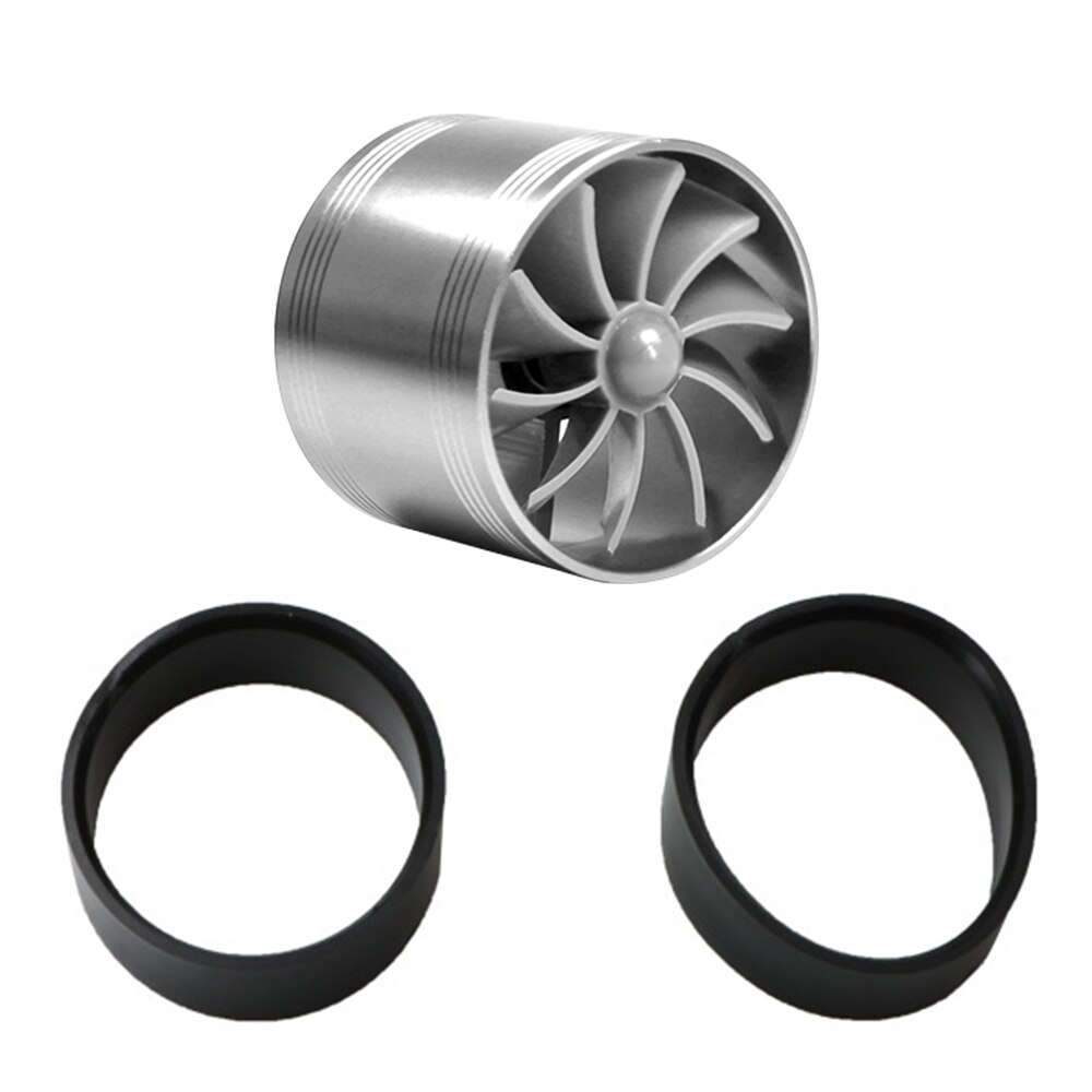 Car Supercharger Double Blue Engine Enhancer Turbi... – Grandado