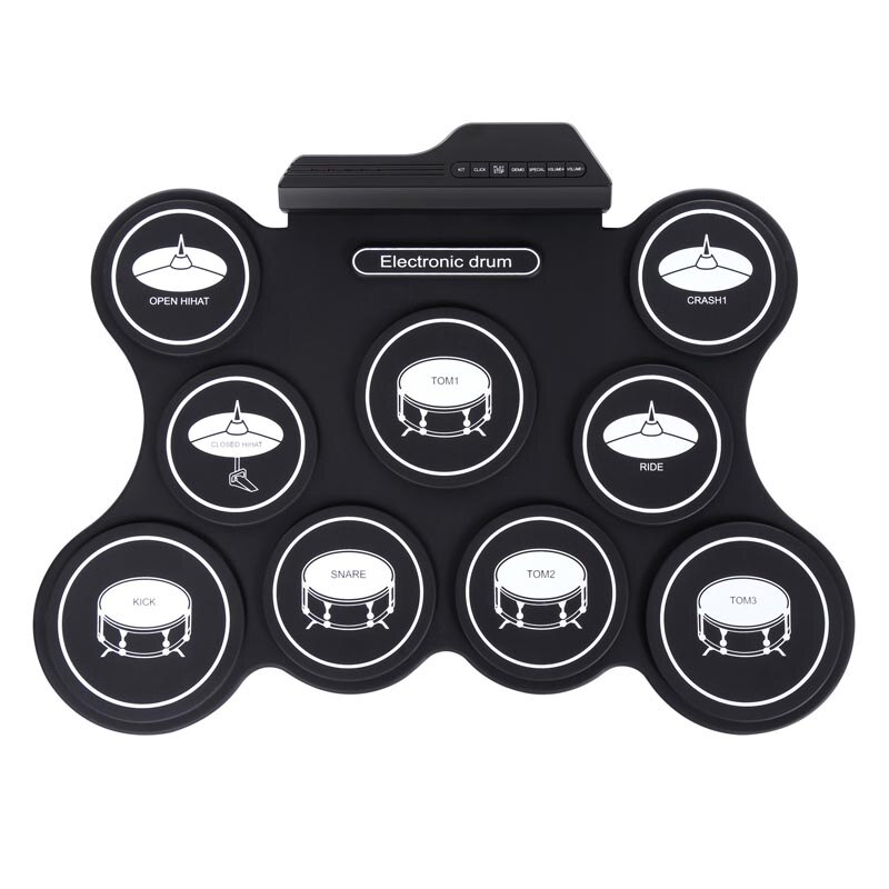 Portable Roll Up Drum Kit USB Digital Electronic D... – Vicedeal