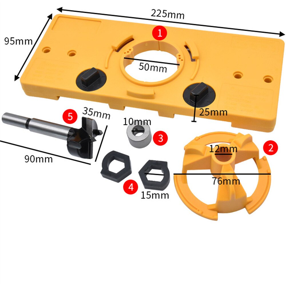 35Mm Cup Stijl Scharnier Jig Saai Gat Boor Gids De... – Vicedeal