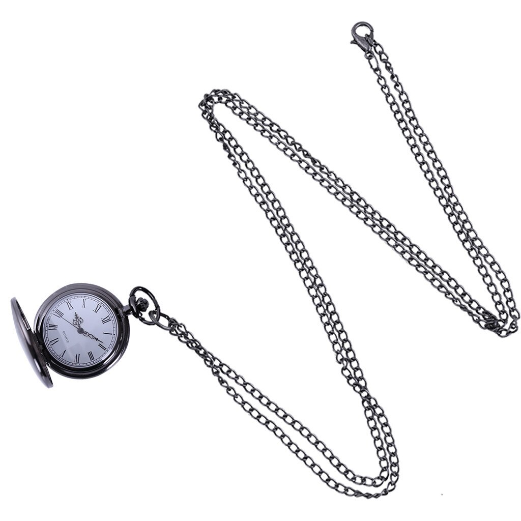 Personality Large Retro Necklace Clock Fob Watches... – Grandado