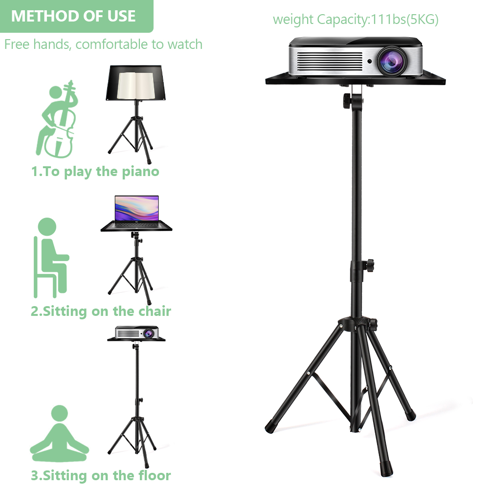 Projector Tripod Stand Laptop Floor Stand with Adj... – Vicedeal