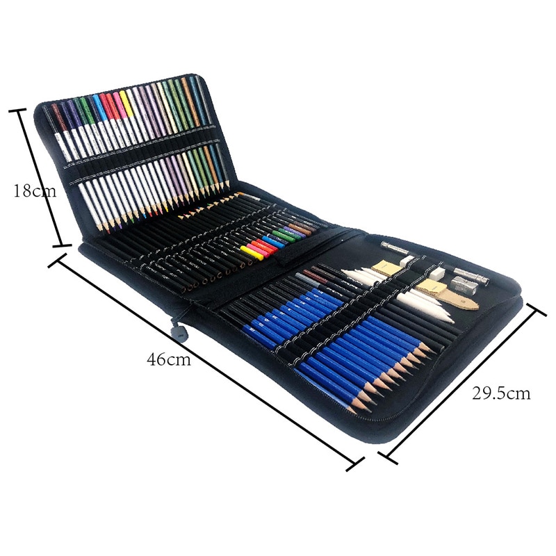 72pcs/set Drawing Sketching Set Charcoal Pencil Ar... – Vicedeal