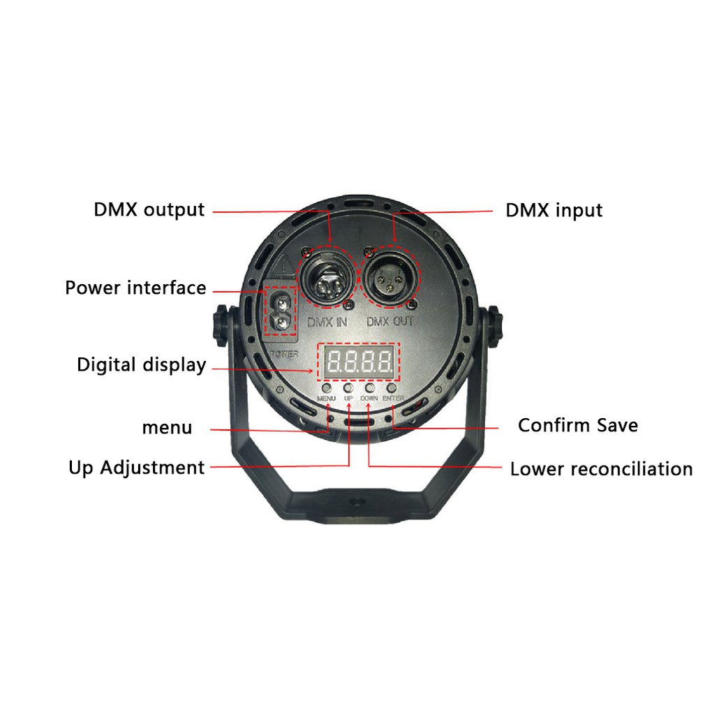 24W LED Par 18LED UV Purple LED Stage Light Par Li... – Grandado