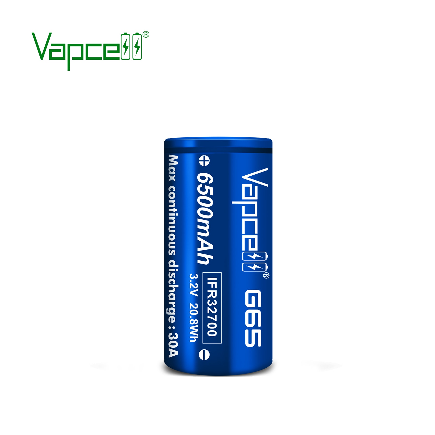 Vapcell original IFR 32700 6500 mah 30A Lifepo4 3.... – Grandado