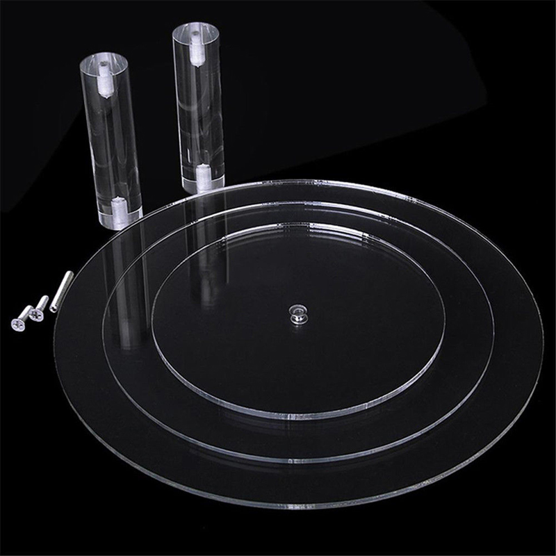 Acrylic 3/4 layer Cake Stand Wedding Cakes Round C... – Grandado