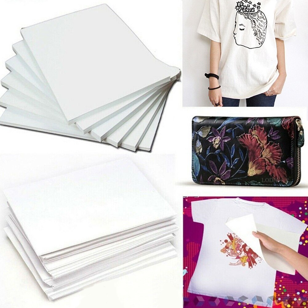 20pcs/Set T Shirt A4 Transfer Paper Iron On Heat P... – Vicedeal