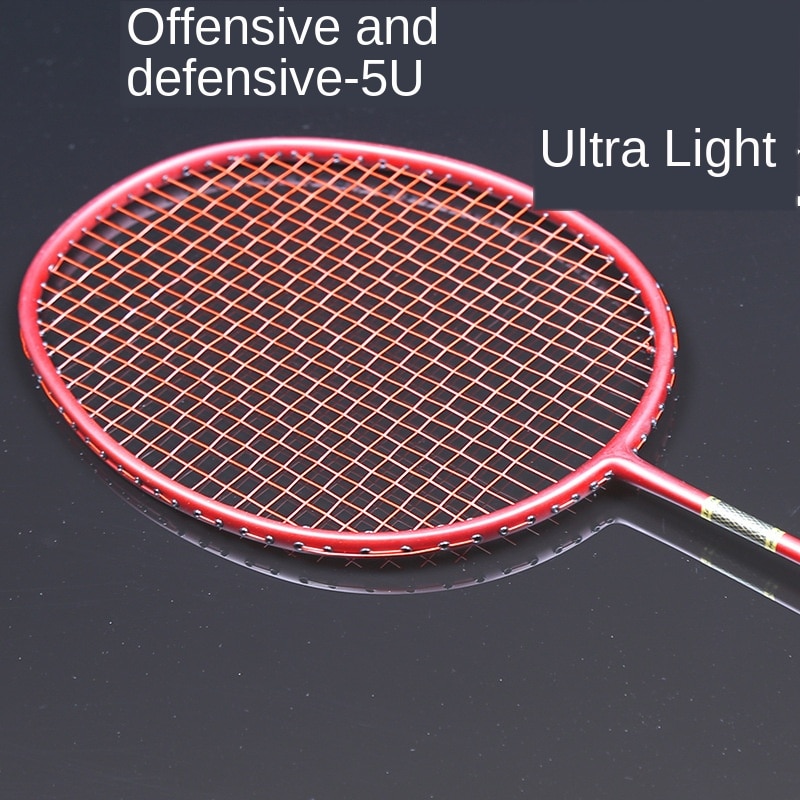 badminton racket full carbon training single shot ... – Grandado