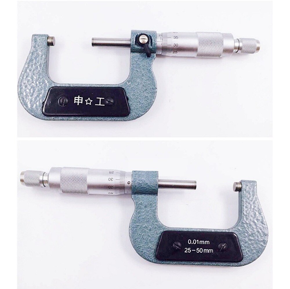 25-50mm/0.01mm Outside Micrometer Carbide Standard... – Grandado