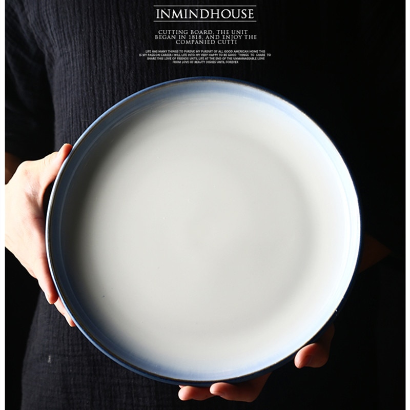 Ceramic Dinner Plate Household Restaurant Large Pl... – Vicedeal