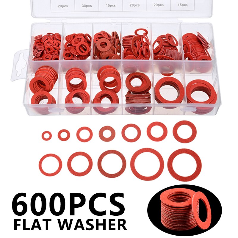 600pcs Flat Washer Insulation Ultra-Thin Shim Asso... – Vicedeal