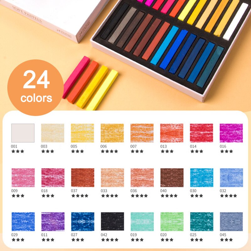 Soft Pastel Set Square Pastels Chalks Square Artis... – Grandado