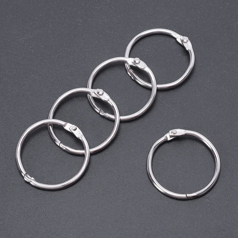 5 pcs silver 30mm Od. Metal Staple Book Binder Loo... – Vicedeal