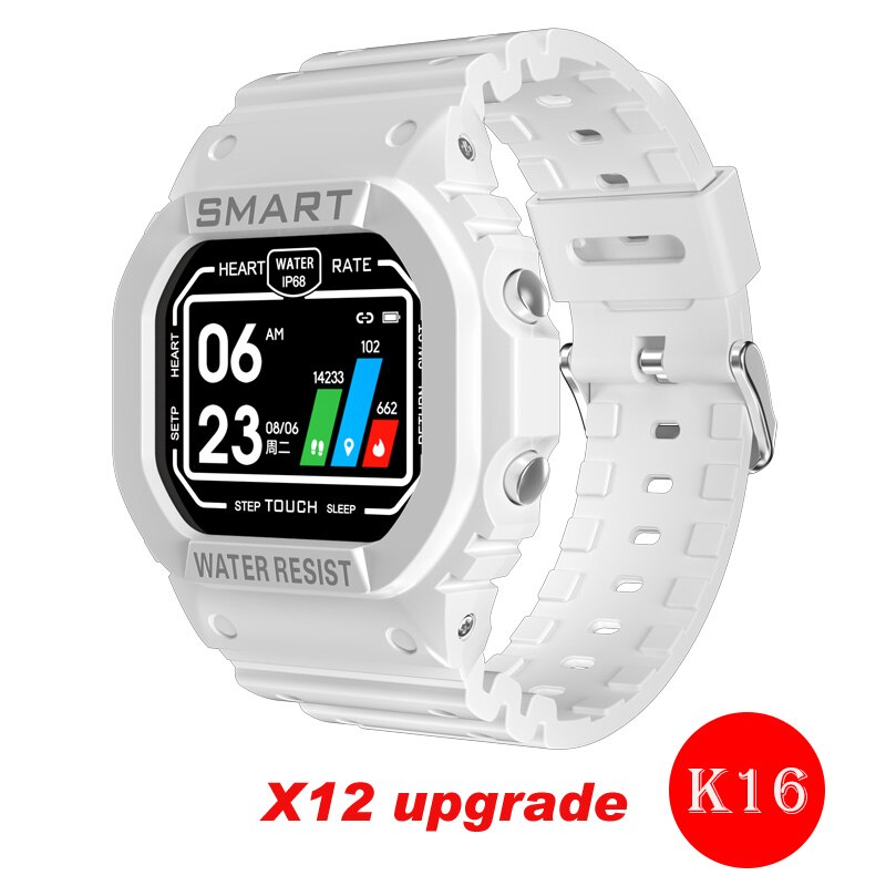 696 K16 X12 Smart Watch IP68 Waterproof Heart Rate... – Vicedeal