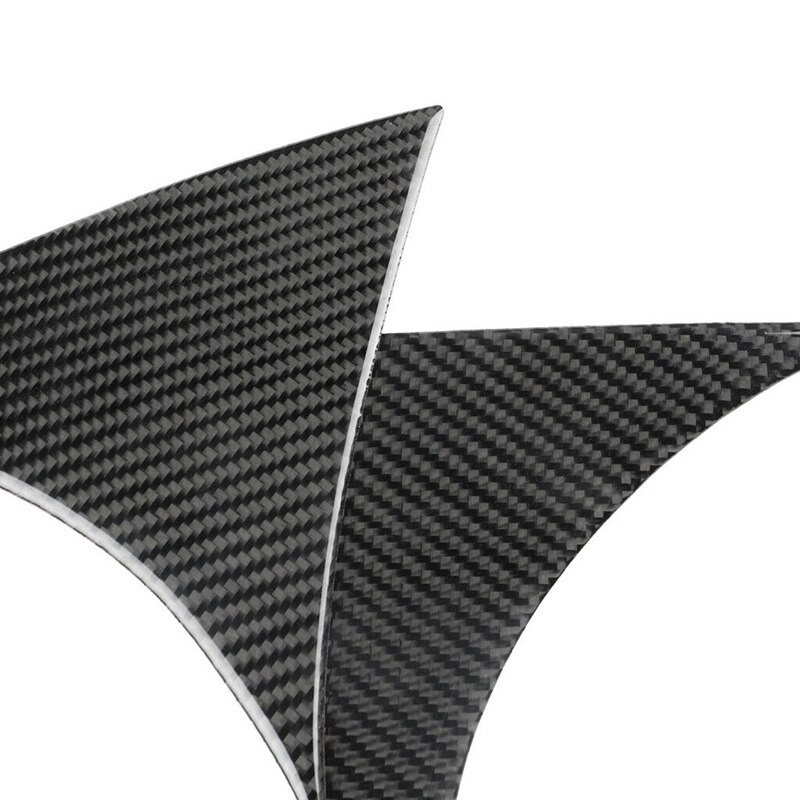 2Pcs Carbon Fiber Rear Window Spoiler Wing Trim fo... – Vicedeal
