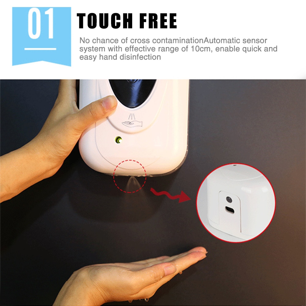 Automatic Hand Sanitizer Dispenser Touchless Hand ... – Grandado