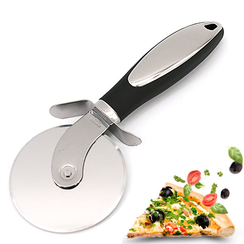 Pizza Mes Pizza Cutter Rvs Pizza Mes Roller Mes Me... – Grandado