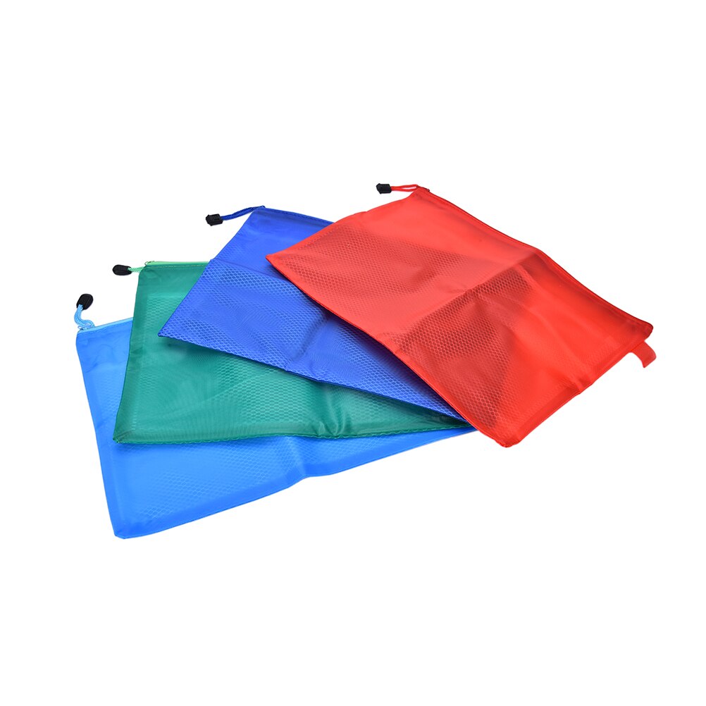 A4 Plastic File Folder Zipper Waterproof Bag Paper... – Grandado