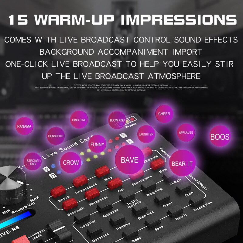 Bm 800 Microfoon Studio R8 Geluidskaart Kits Bm800... – Vicedeal