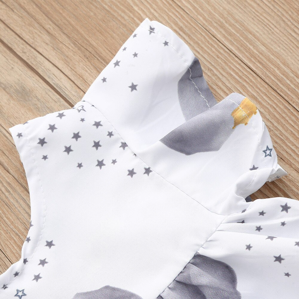 Peuter Baby Baby Meisjes Sterren Olifant Print Jur... – Grandado