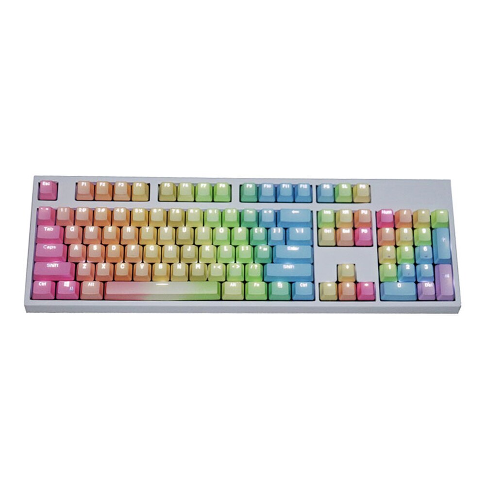 104pcs PBT Backlight Mechanical Keyboard Keycapsfo... – Vicedeal