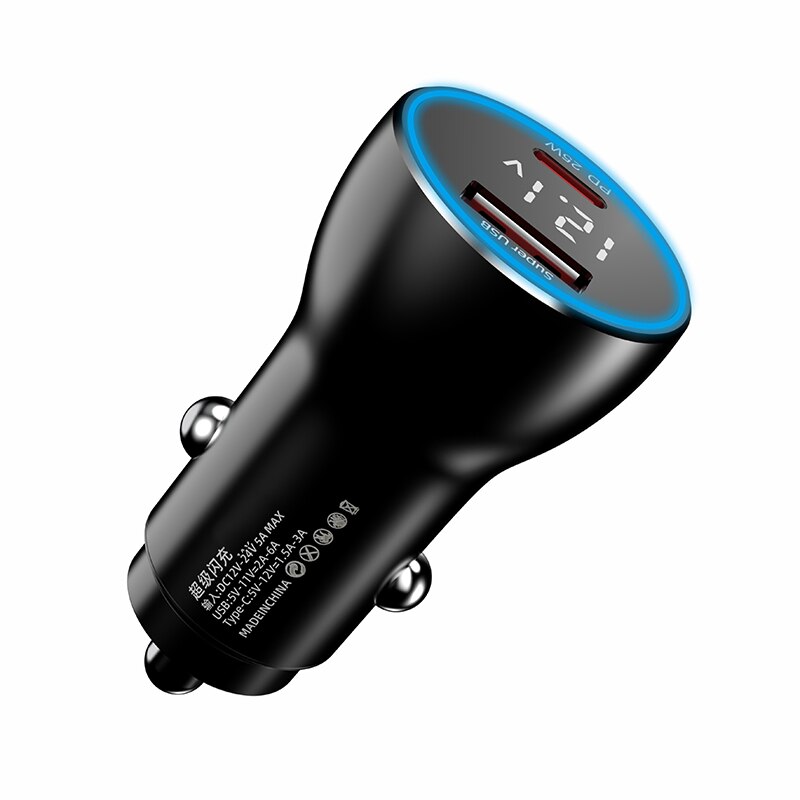 65W Supervooc 2.0 + 25W Pd Pps Snelle Auto-oplader... – Vicedeal