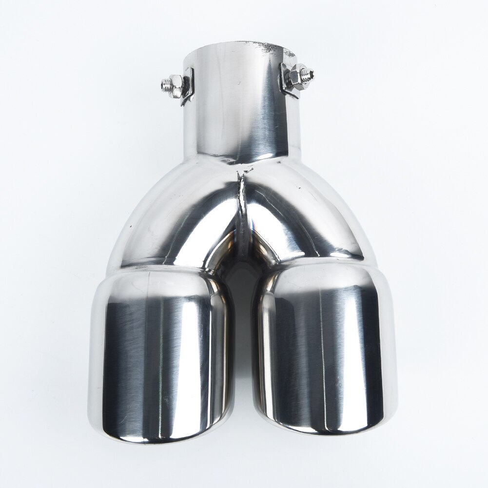 Round inclined tip Exhaust Pipe End Tail Exterior ... – Vicedeal