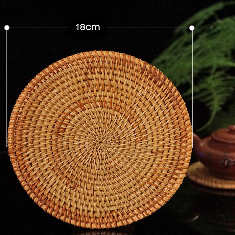 Rotan Coaster Isolatie Pad, Kom Mat Theepot Mat, T... – Grandado