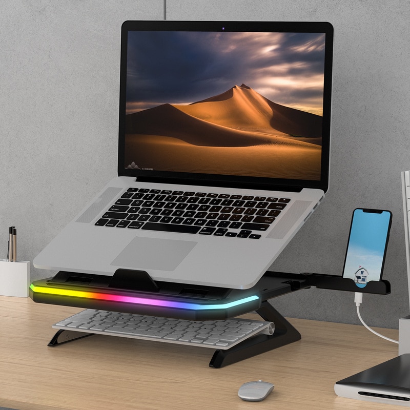 Laptop Stand Computer Increased Rack Lifting Foldi... – Vicedeal