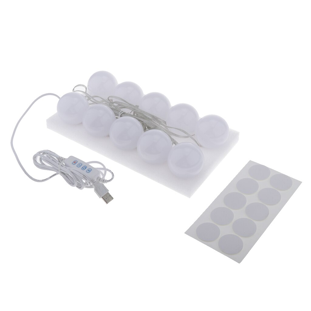 10x Style LED Vanity Lights Dimmable Makeup Fittin... – Grandado