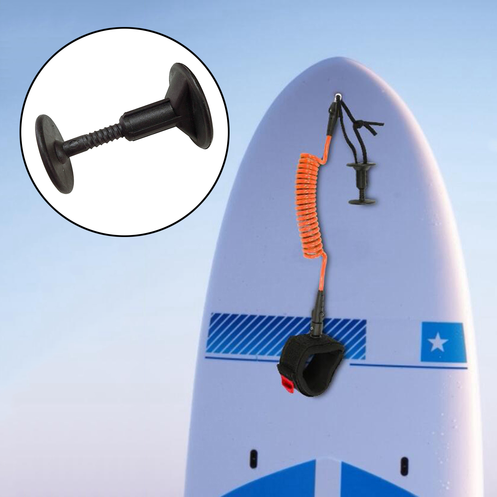 Surfplank Leash Plug Stand Up Paddle Board Schroef... – Grandado