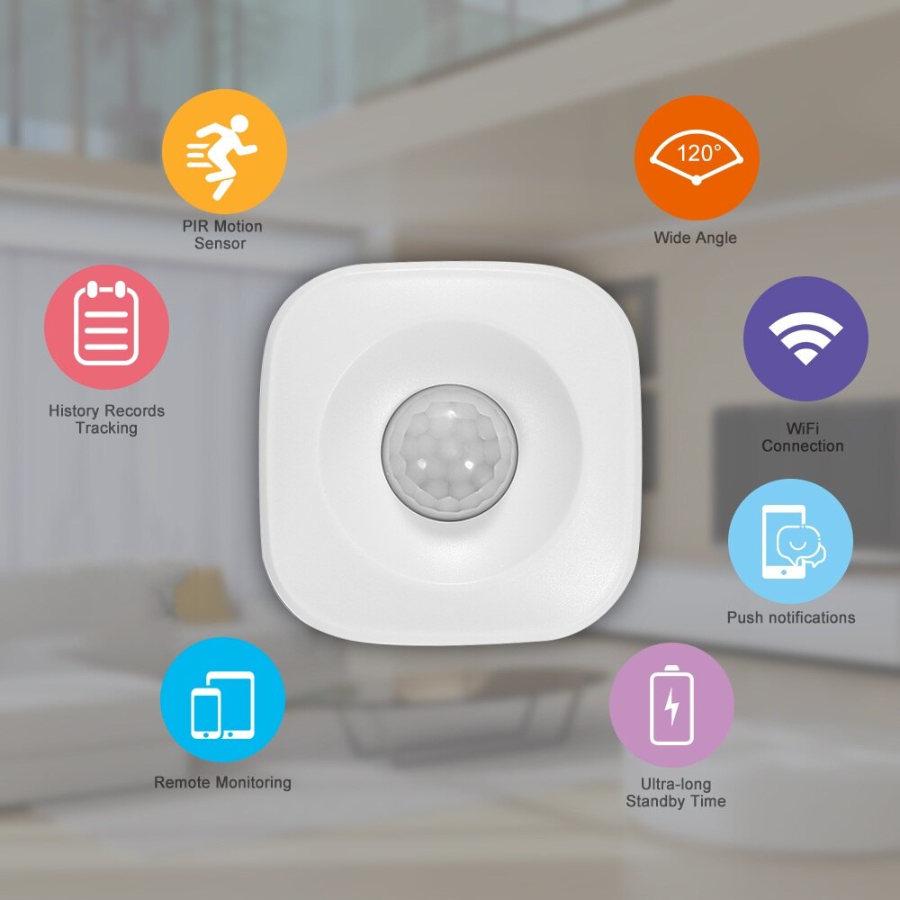 Smart WiFi Infrared Alarm Detector smart home secu... – Grandado