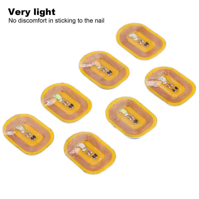 Glowing NFC Nail Stickers Smart LED Light Source N... – Grandado
