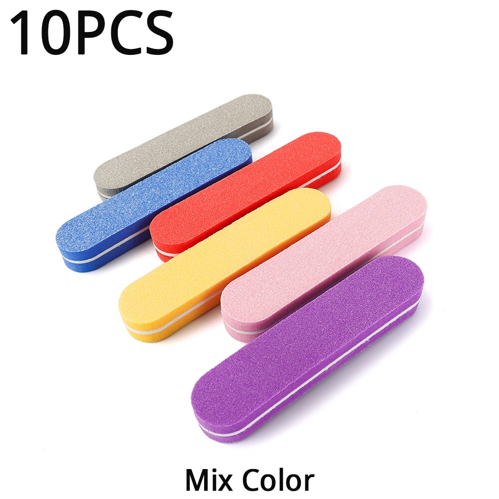 10 Pcs Mix Kleur Nagelvijl Spons Polijsten Nagelvi... – Grandado