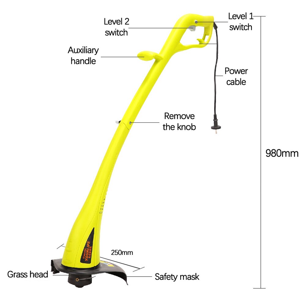 Portable Detachable Electric Lawn Mowers Weeding M... – Vicedeal