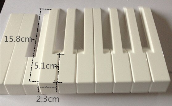 Simulated Ivory Piano Keytops Full Set Of 52 Gloss... – Grandado