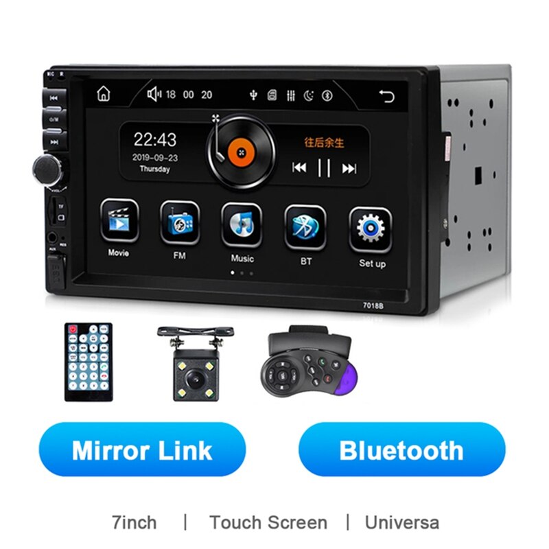 2 Din Autoradio 7 Inch Touch Screen Stereo Ontvang... – Vicedeal