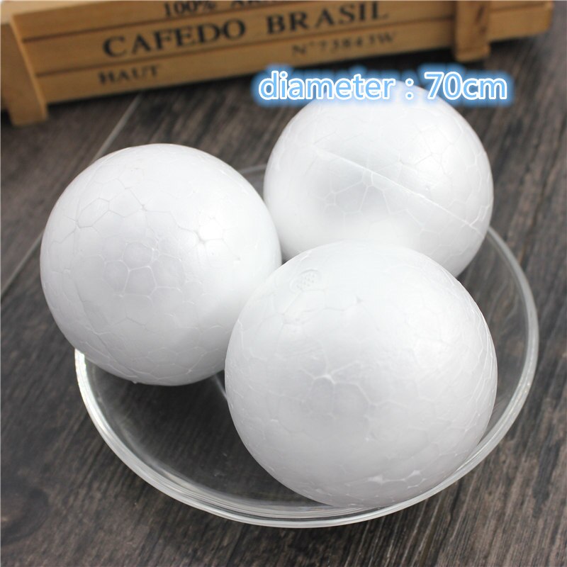 9 slags polystyren styrofoam skumkugle i forskellige størrelser hvide håndværkskugler til diy ...