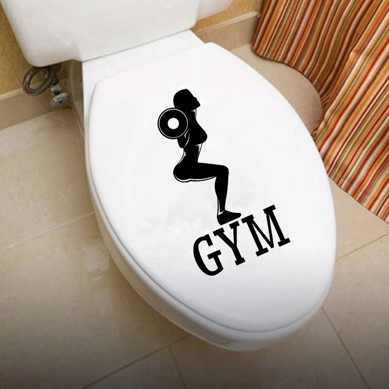 Gym Fitness Woman Bodybuilding Sports Vinyl Wall S... – Grandado