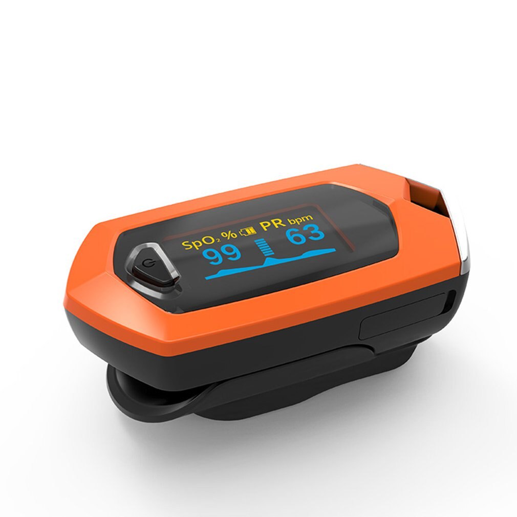 Finger Clip Pulse Oximeter OLED Screen Built-in Li... – Grandado