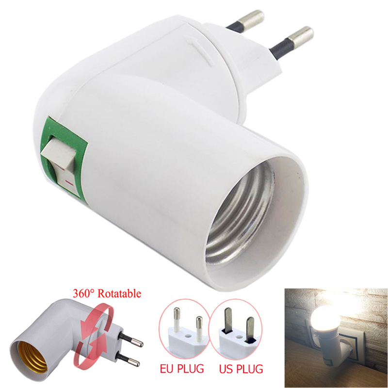 Adjustable E27 Lamp Bulb Bases Socket Adapter Plug... – Vicedeal