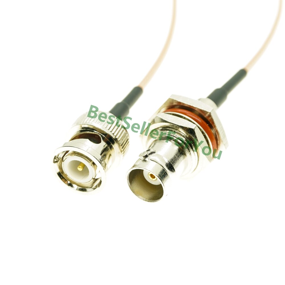 RG316 Cable BNC Male Q9 To BNC Bulkhead Female 50-... – Vicedeal