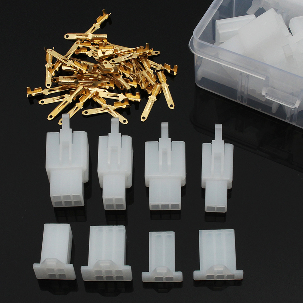 Elektrische 2,8mm 2 3 4 6 Pin Auto Stecker Termina... – Vicedeal