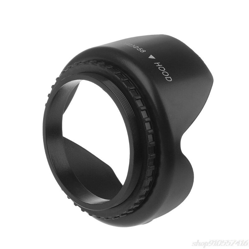 58mm Screwed Flower Petal Sunshade Lens Hood for n... – Vicedeal