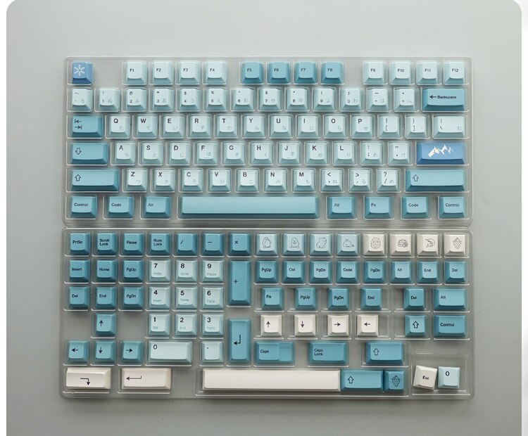 142 Keys GMK Iceberg Keycap Cherry Profile English... – Vicedeal