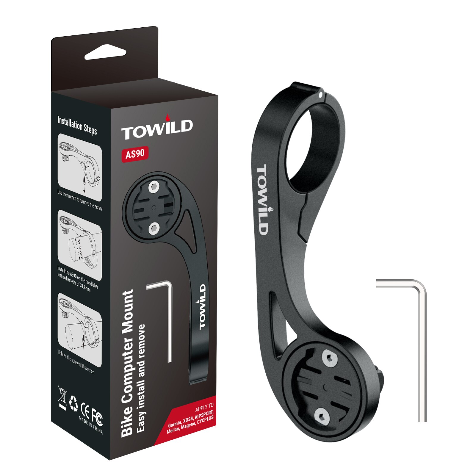 Towild Bike Computer Beugel Stuur Extension Front ... – Vicedeal