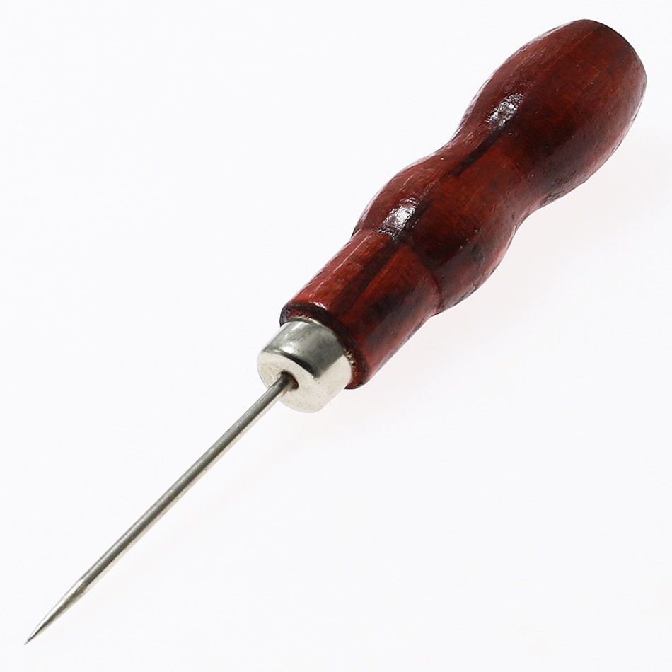 Needle Awl Wooden Handle Sewing Hand Stitcher Leat... – Grandado