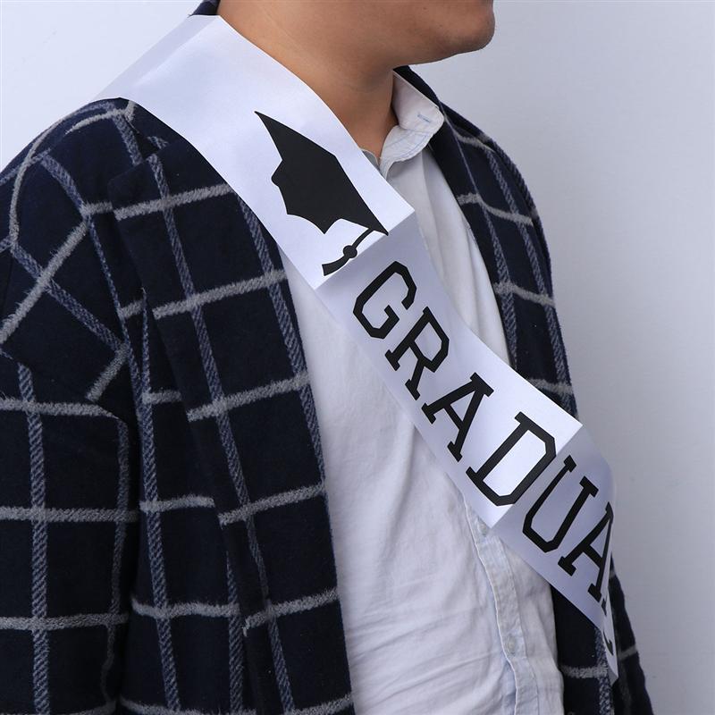 1 pc Graduation Sash Lovely Decorative Black GRADU... – Grandado