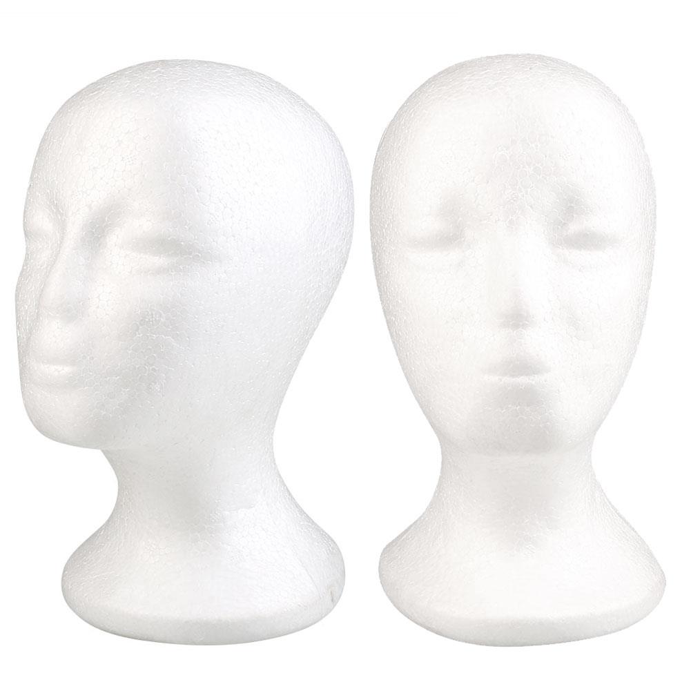 Female Styrofoam Foam Mannequin Manikin Head Model... – Grandado