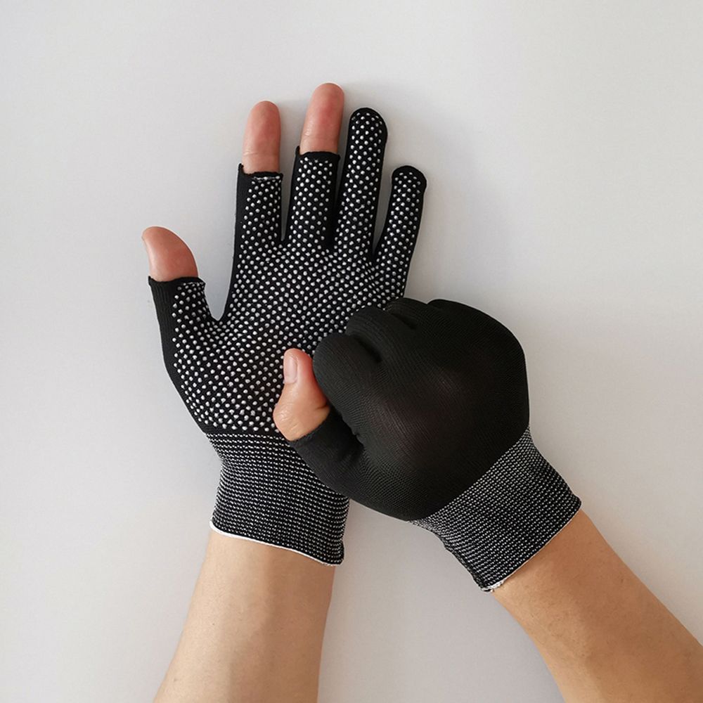 1Pair Fishing Gloves Fingers Nylon Dispensing Cut ... – Grandado