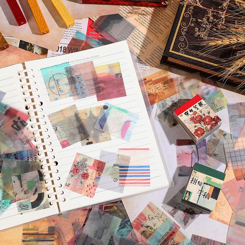 730 Sheets Vintage Scrapbook Paper, Scrapbooking M... – Grandado